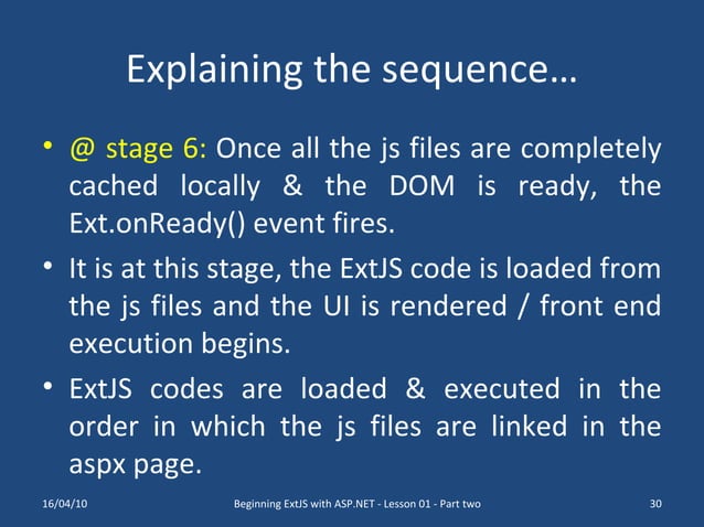 Introduction to ExtJS lesson 01 Part two | PPS | Web Development | Internet
