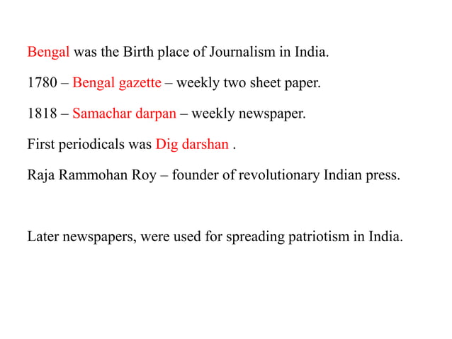 Print media in INDIA | PPTX