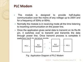Powerline Communcation For Home Automation | PPTX
