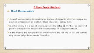 extension teaching | PPTX