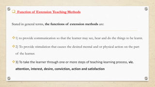 extension teaching | PPTX