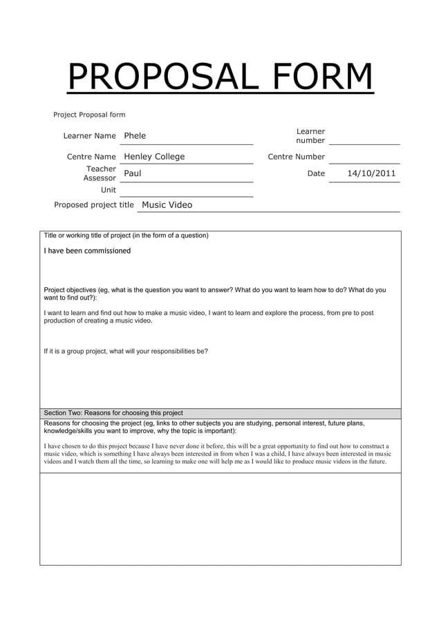 Extended Project: Management | PDF