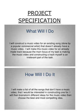 Extended Project: Management | DOCX | Video Production | Content Production