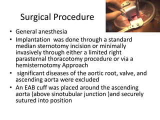 Extra aortic balloon counterpulsation | PPT