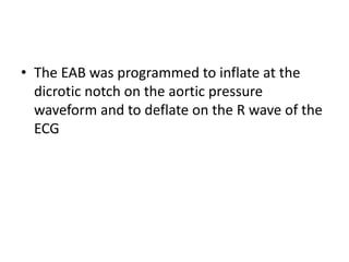 Extra aortic balloon counterpulsation | PPTX