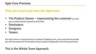 Agile Scenarios - Core Practices | PPT
