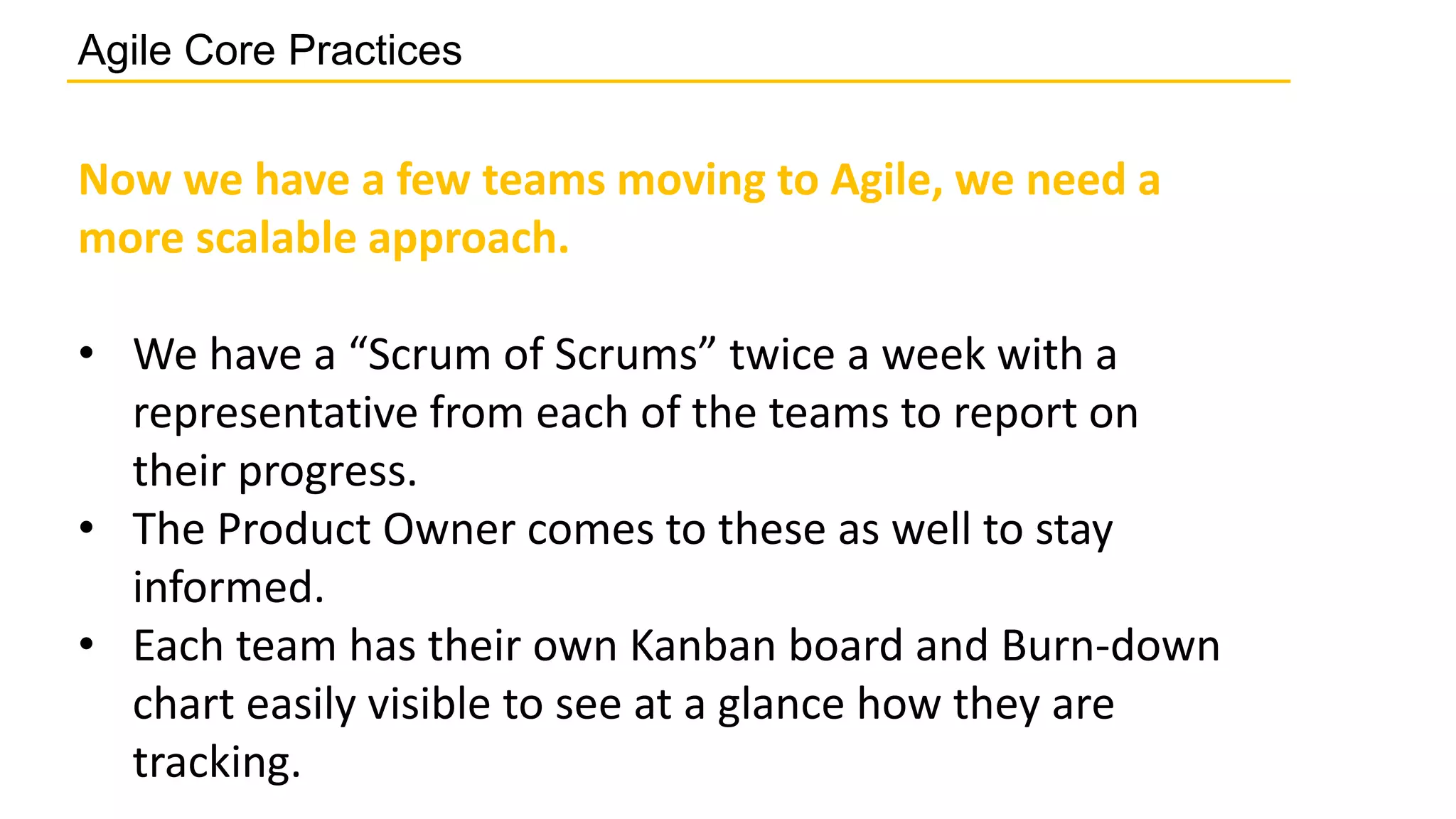 Agile Scenarios - Delivering an Agile Environment | PPT