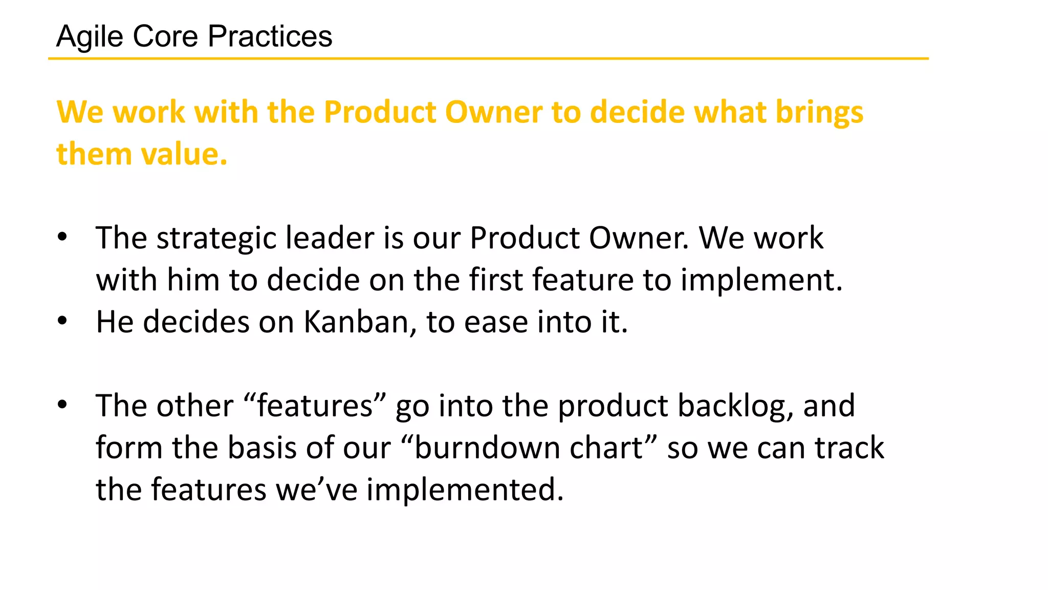 Agile Scenarios - Delivering an Agile Environment | PPT