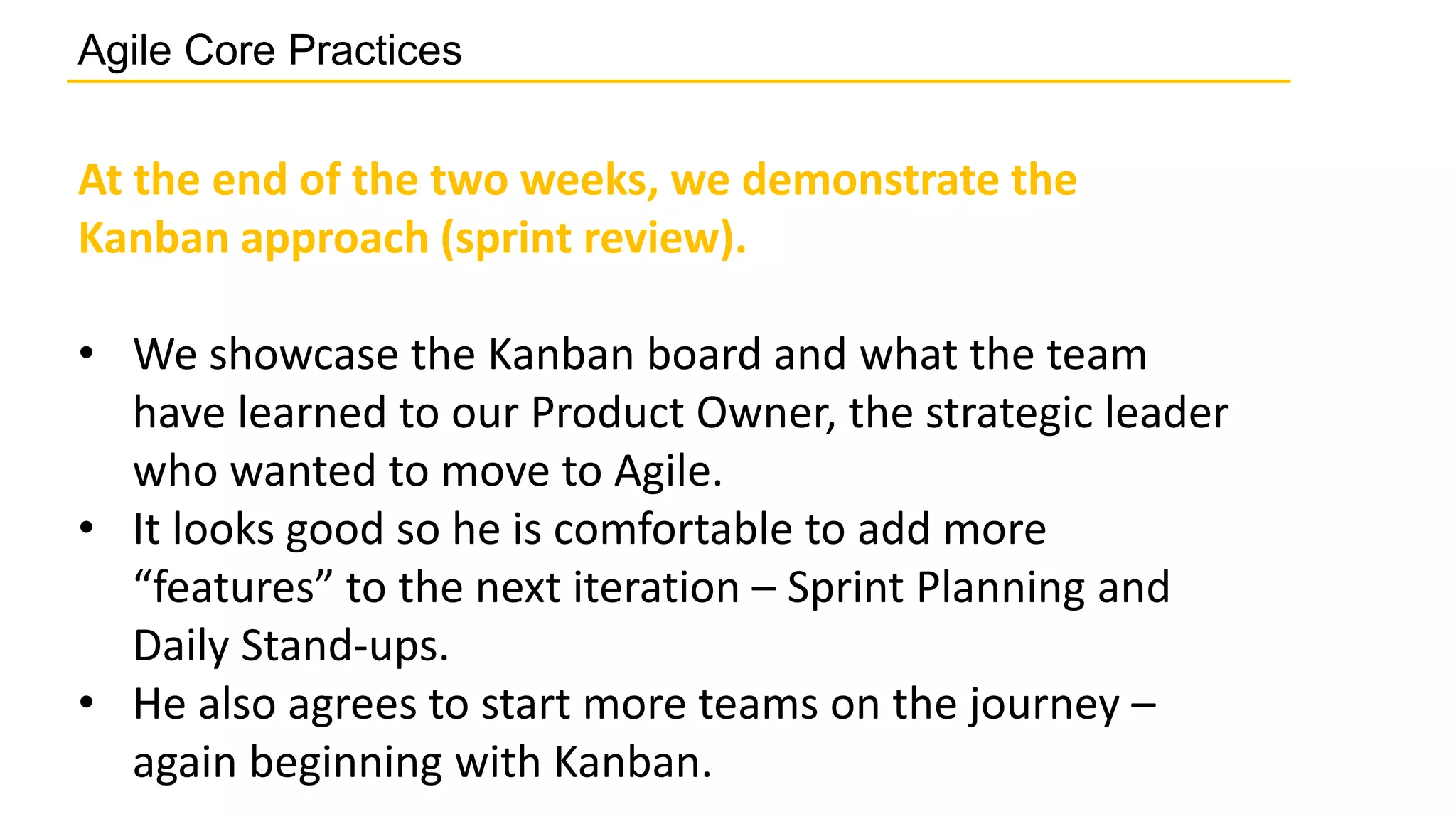 Agile Scenarios - Delivering an Agile Environment | PPT