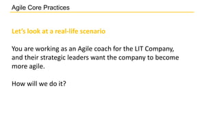 Agile Scenarios - Delivering an Agile Environment | PPTX