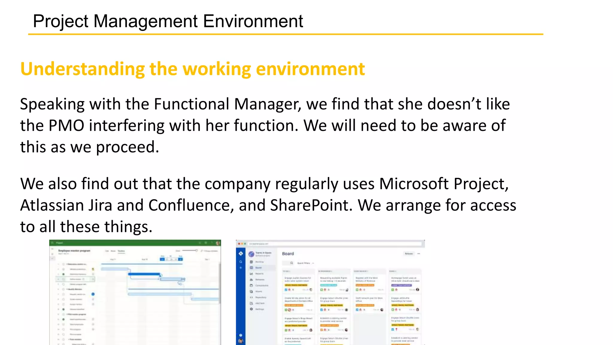 Scenario - The Project Management Environment | PPTX