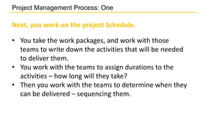 Scenario - Project Management Processes | 1 of 2 | PPTX