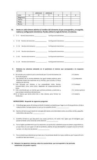 Examen extraordinario | DOC