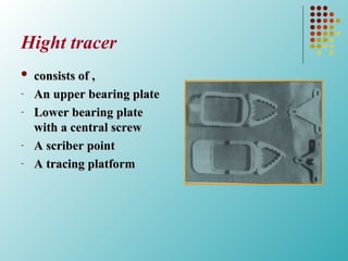 extra and intra oral traces.ppt PROSTHODONTICS | PPT
