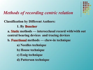 extra and intra oral traces.ppt PROSTHODONTICS | PPT