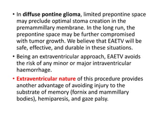 Journal Club - Extra axial Endoscopic Third Ventriculostomy.pptx