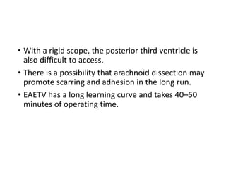 Journal Club - Extra axial Endoscopic Third Ventriculostomy.pptx