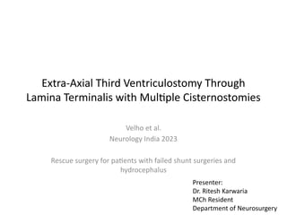 Extra_Axial_Third_Ventriculostomy_Presentation.pptx