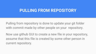 Extra bit with git | PPT