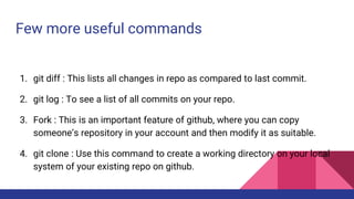 Extra bit with git | PPTX