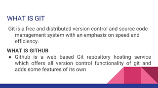 Extra bit with git | PPTX