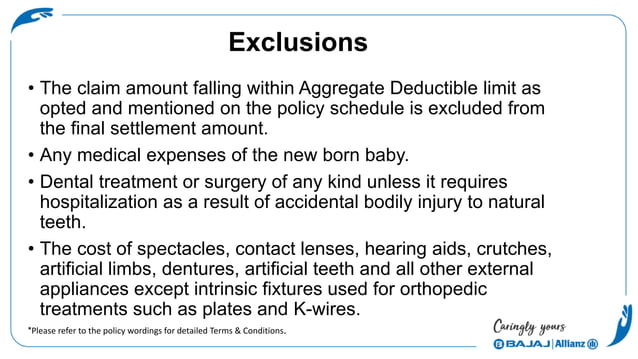 Extra care plus policy - Bajaj Allianz | PPT