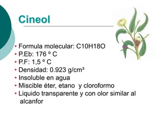 Extracción del cineol | PPTX
