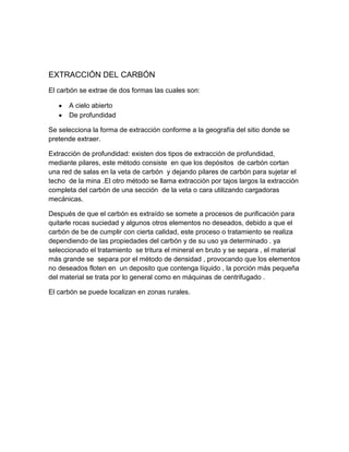 Extracción del hierro | DOCX