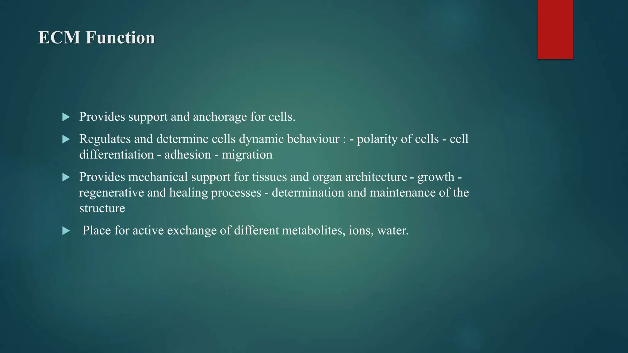extracellular-matrix_cell_biology_cellpptx | PPTX | Biological Sciences ...
