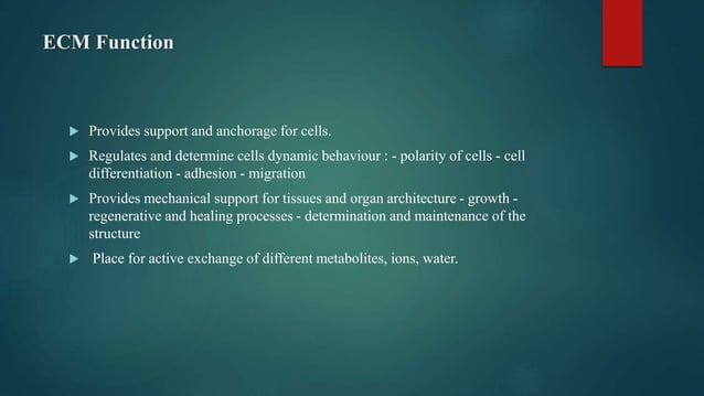 extracellular-matrix_cell_biology_cellpptx | PPTX | Biological Sciences | Science