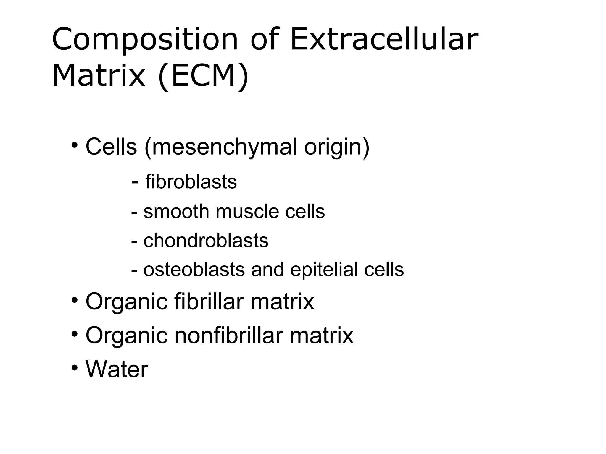 Extracellular matrix | PPT