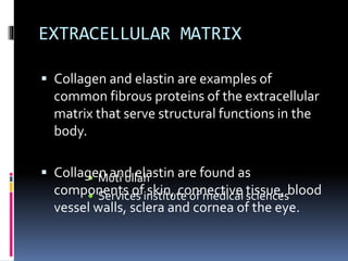 Extracellular matrix and GAGS | PPTX