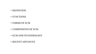 Extracellular matrix | PPT