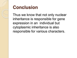 EXTRA CHROMOSOMAL INHERITANCE | PPTX