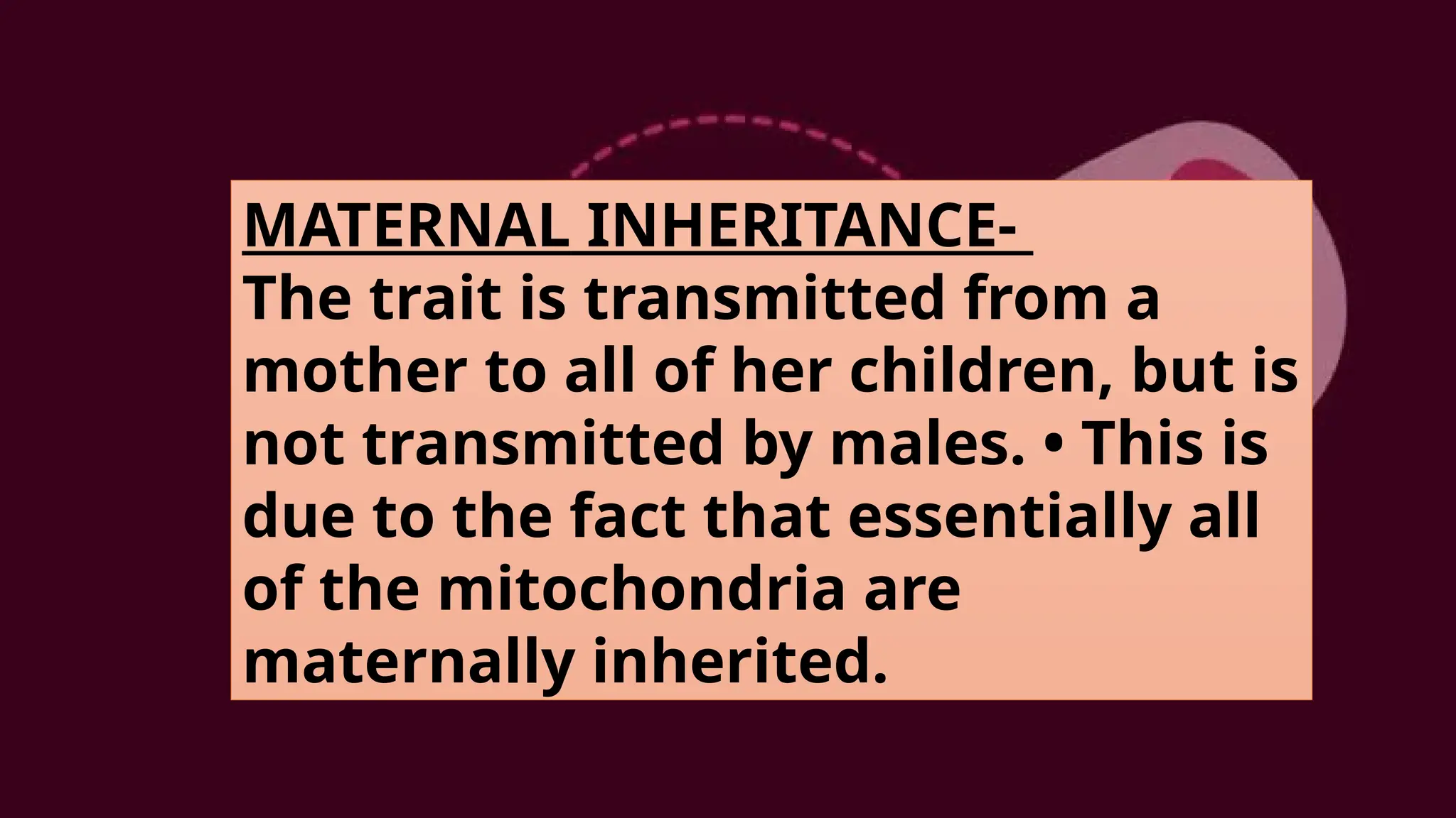 Extra Chromosomal Inheritance in the Genetics | PPTX