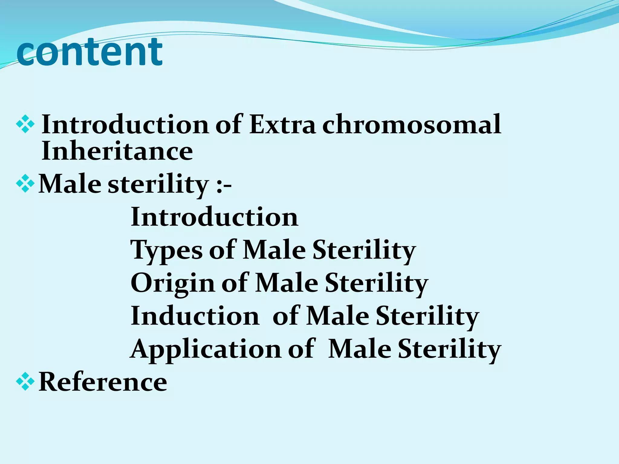 Extra chromosomal inheritance | PPTX
