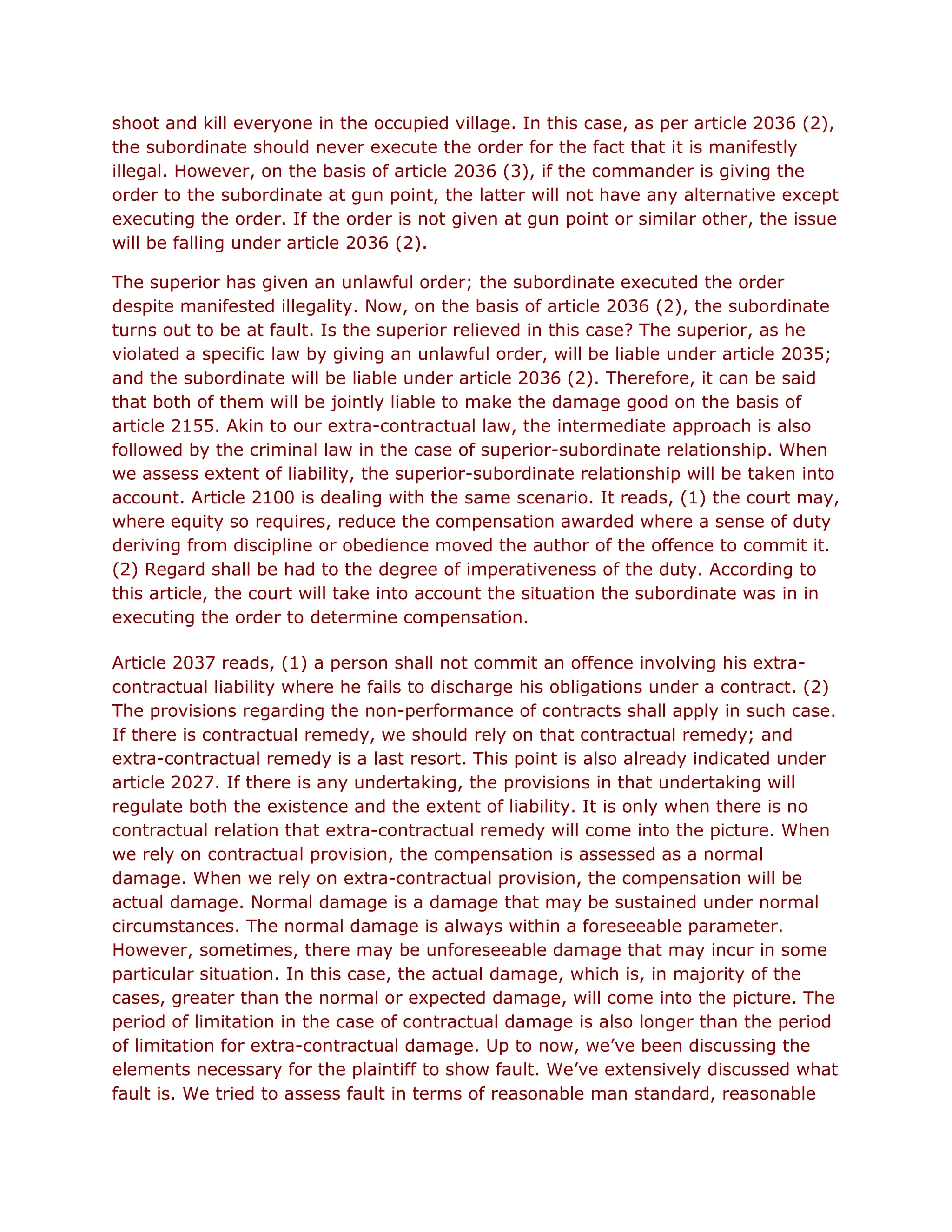 Extra Contractual liability law by mehari Reda.pdf