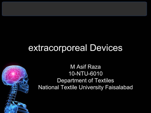 Extra Corporal Devices | PPT | Blood Disorders | Diseases and Conditions