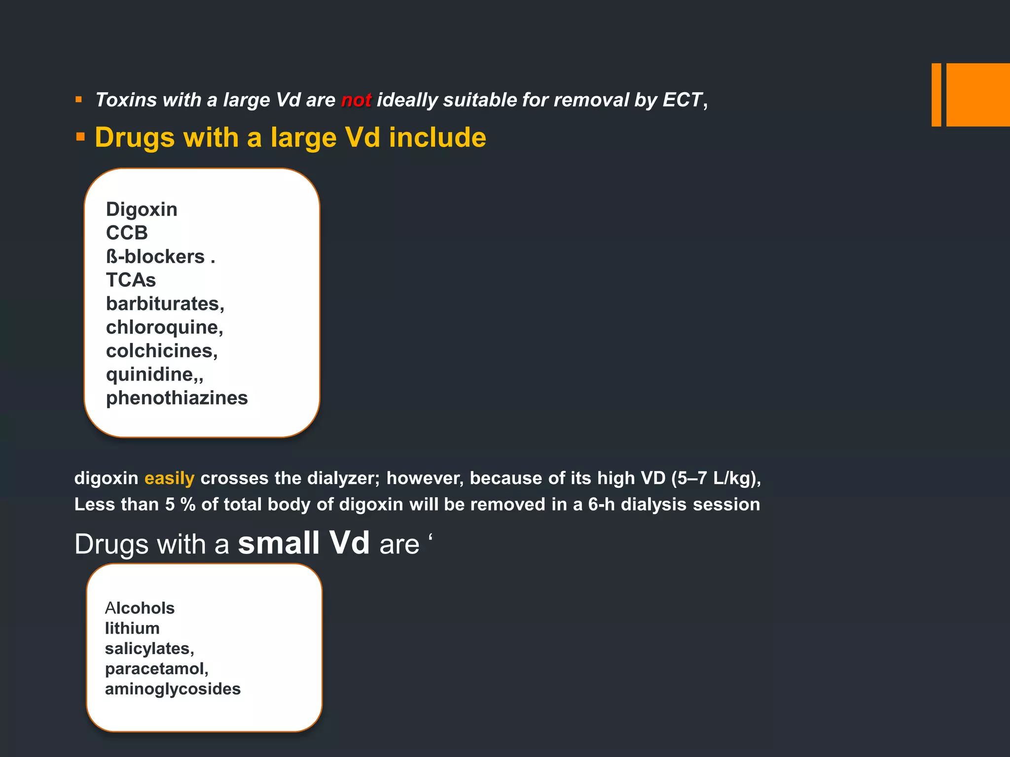 Extracorporeal drugs overdose &toxin removal in icu | PPTX