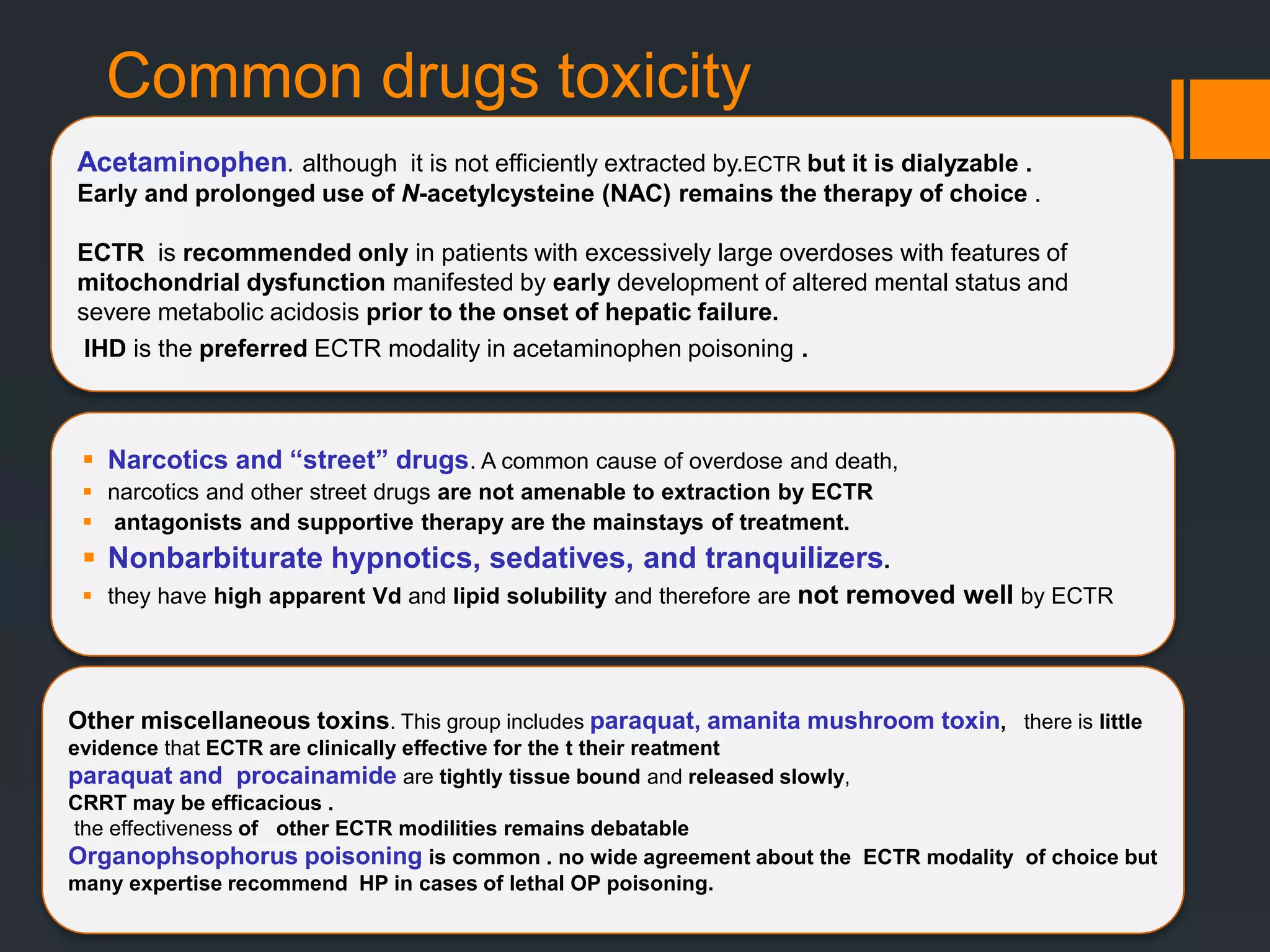 Extracorporeal drugs overdose &toxin removal in icu | PPTX