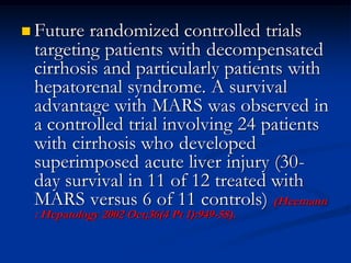 Extracorporeal liver support therapies | PDF