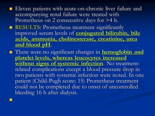 Extracorporeal liver support therapies | PDF