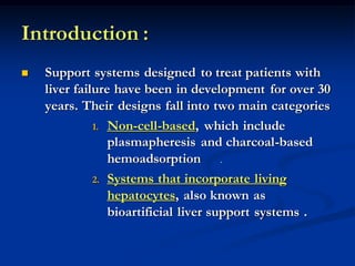 Extracorporeal liver support therapies | PDF