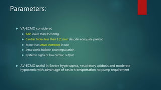 Extracorporeal membrane oxygenation | PPT