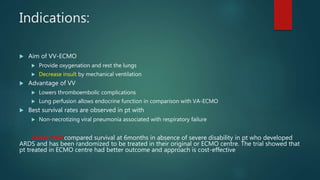 Extracorporeal membrane oxygenation | PPTX