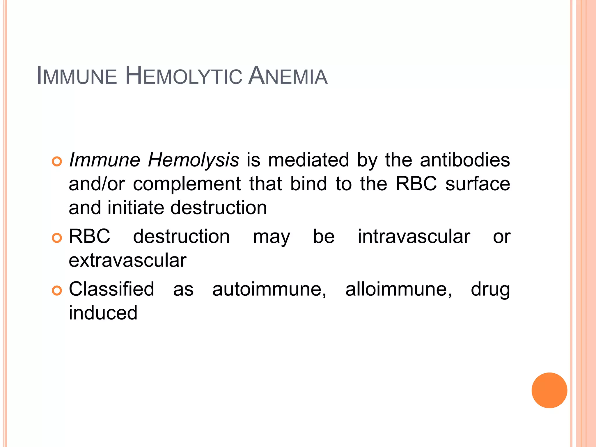 Extracorpuscular hemolytic anemia | PPTX