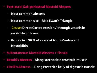 Extracranial complications of CSOM Dr. Krishna Koirala .ppt