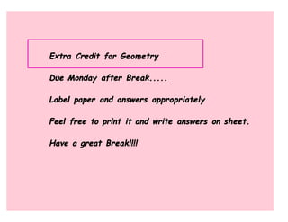 Extra Credit | PDF