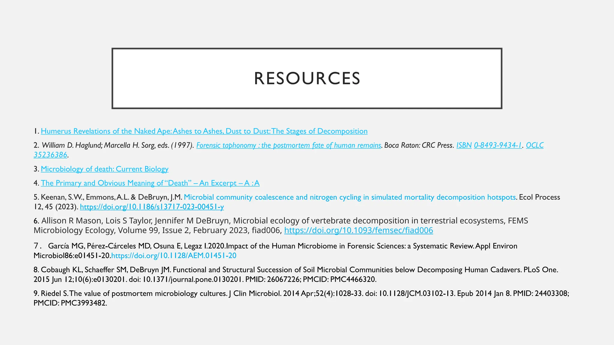 Death and Decomposition of the microbiome | PPTX