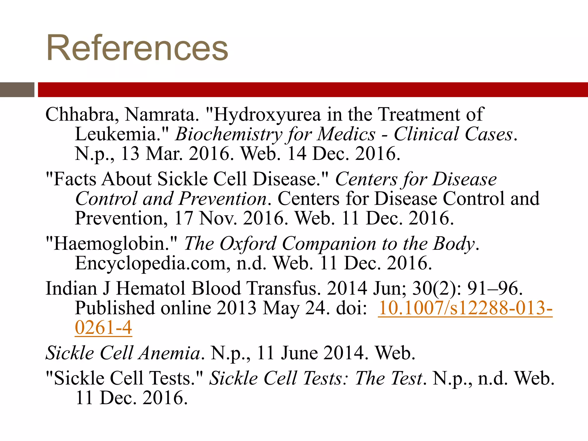Sickle-Cell Anemia Case Study | PPTX